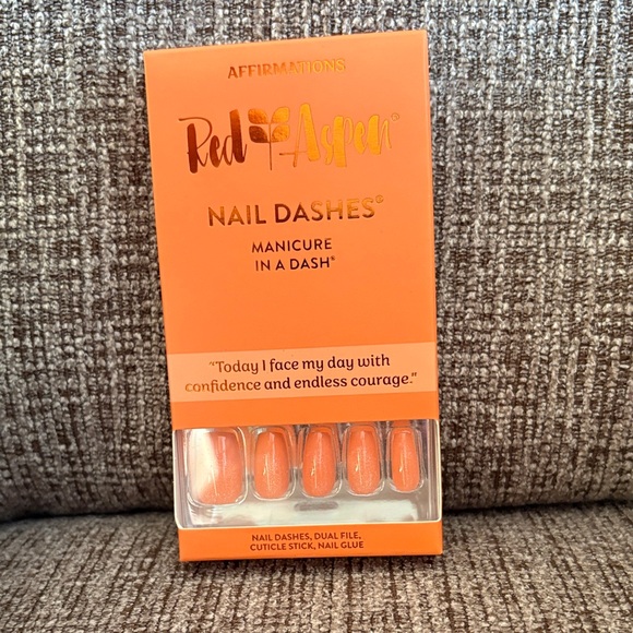 Red Aspen | Makeup | Red Aspen Orange Nail Dashes | Poshmark